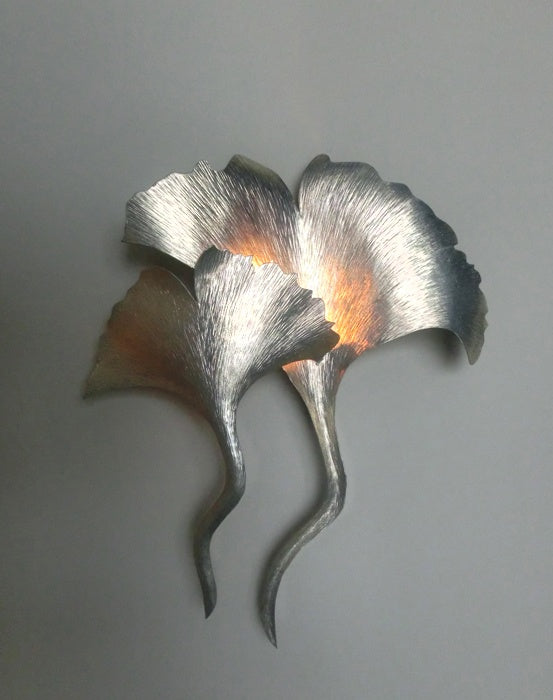 Silver Ginkgo Wall Lamp – Valency Design